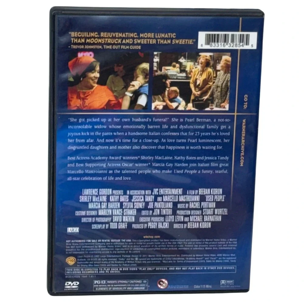 Warner Archive Collection | Media | Used People Dvd 992 Comedy Drama ...